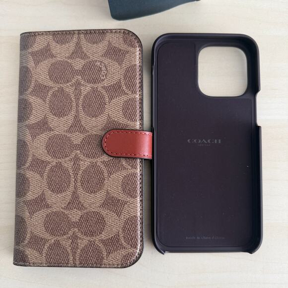 Coach | Cell Phones & Accessories | Coach Folio Wallet Phone Case ...